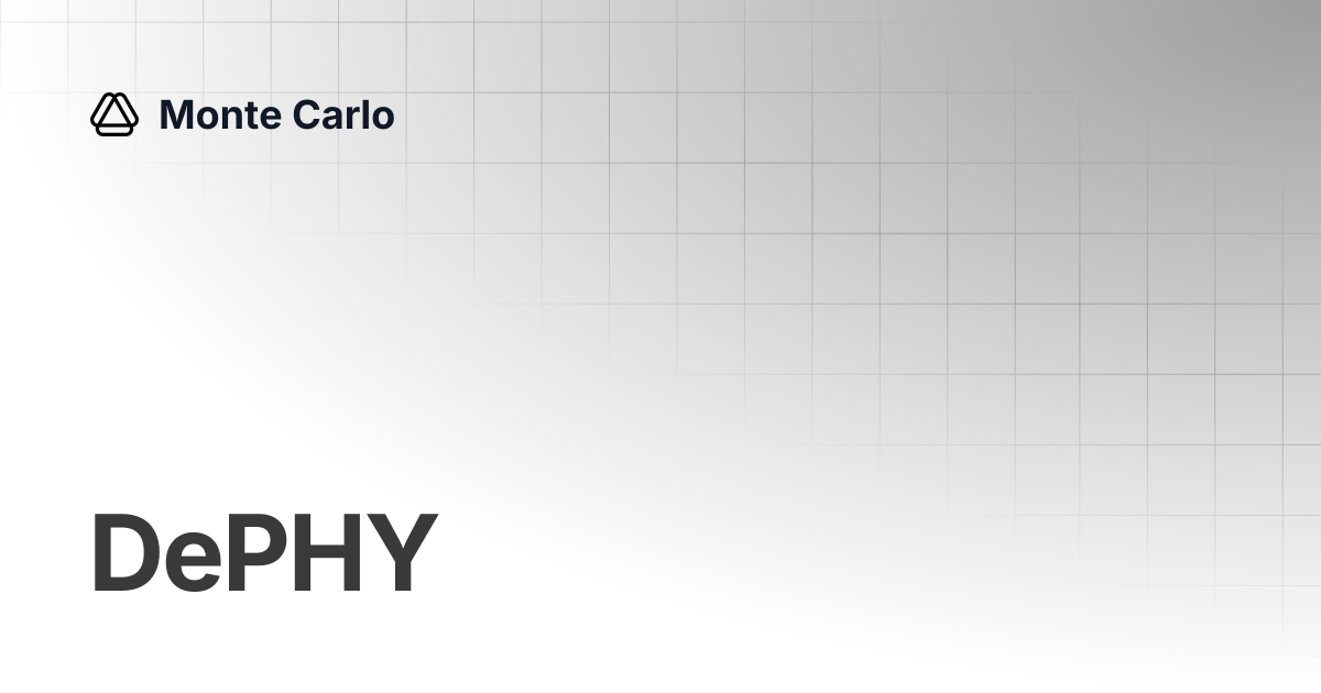 DePHY | Monte Carlo